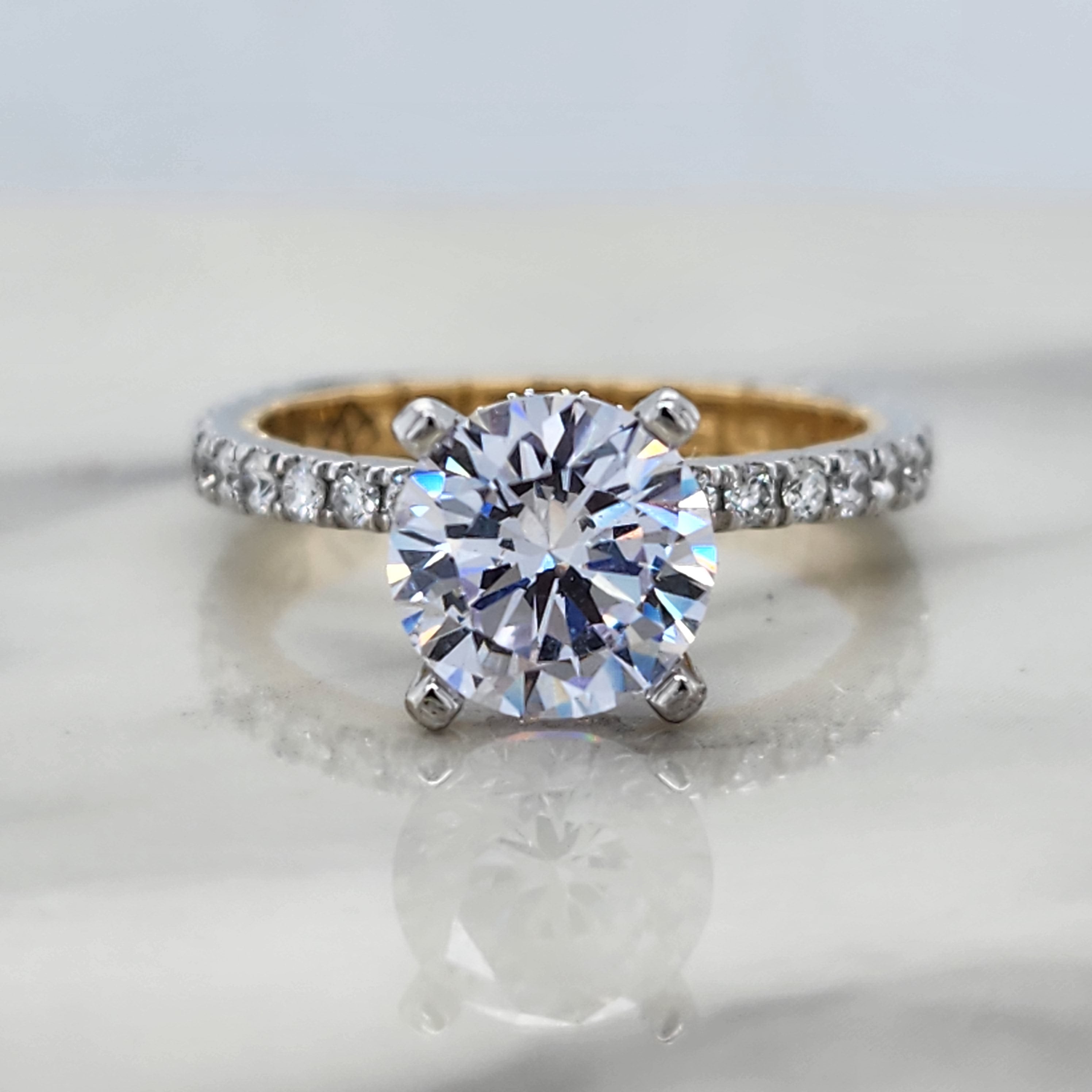 Custom Athens Engagement Ring 1.5ct Center – Athens Jewelers™